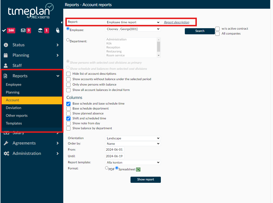 Reports and Templates